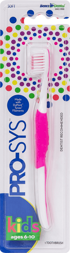 Kids Toothbrushes (Ages 6-10), BPA-Free | PRO-SYS