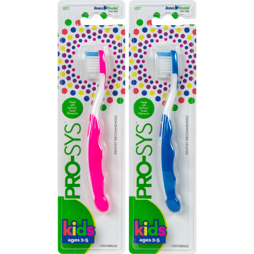 Toothbrushes for Toddlers & Young Kids (Ages 2-5) | PRO-SYS