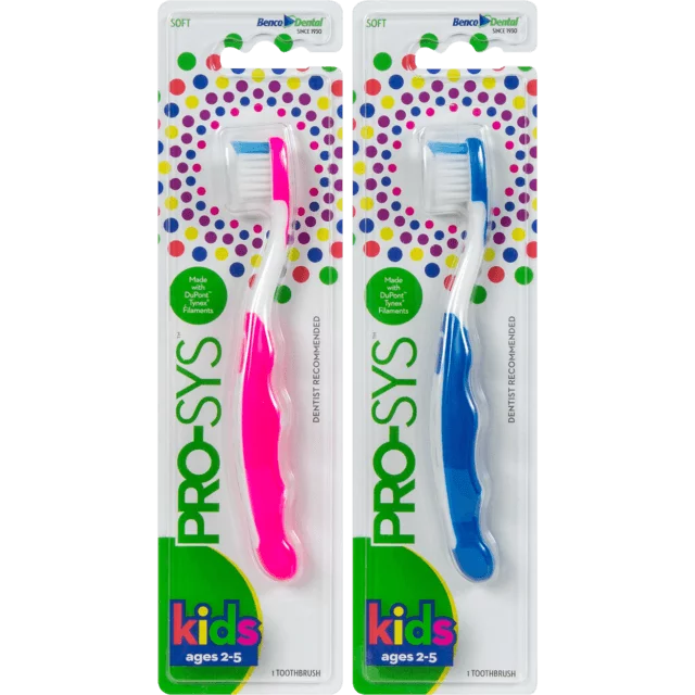 Toothbrushes for Toddlers & Young Kids (Ages 2-5) | PRO-SYS