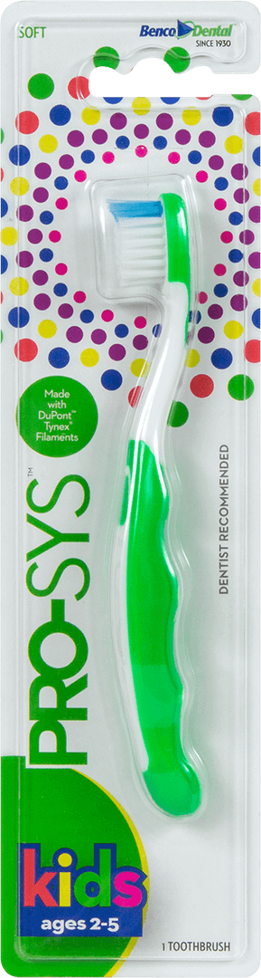 Toothbrushes for Toddlers & Young Kids (Ages 2-5) | PRO-SYS