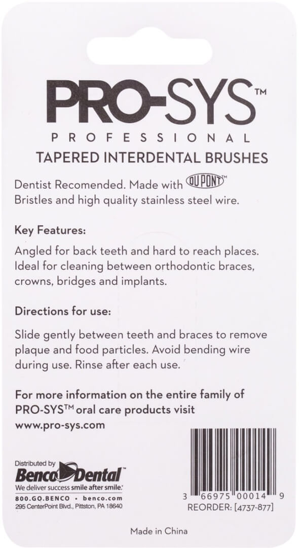 Interdental Brushes for Wide and Angled Spaces | PRO-SYS
