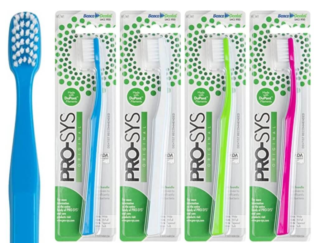 Wide Toothbrush for Adults - Pro-Sys