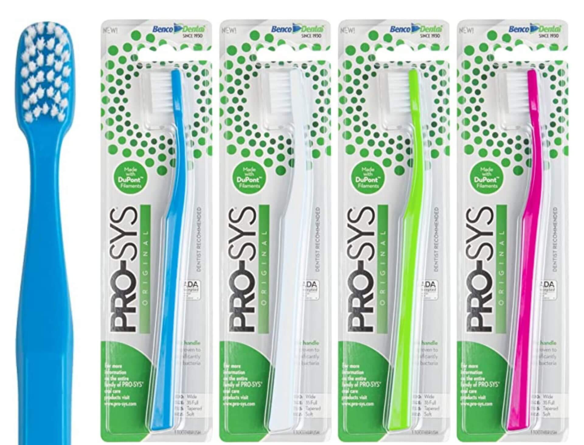 Wide Toothbrush for Adults - Pro-Sys